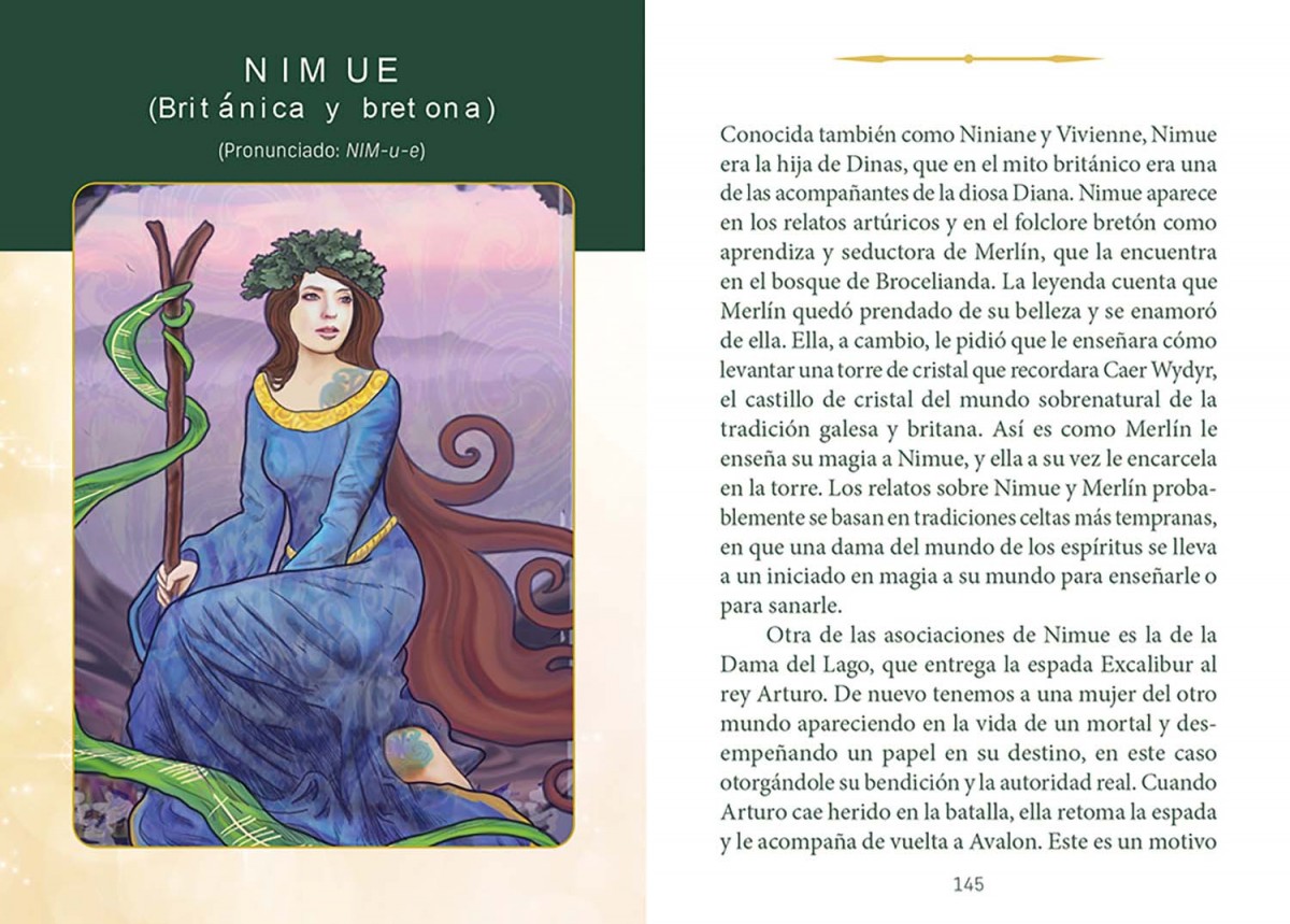 Oráculo de las Diosas, las Brujas y las Reinas Celtas - Merlín Tu ...